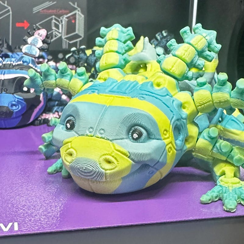 3d Printed Robot Axolotl - Etsy