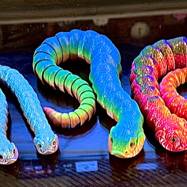 3d Printed Realistic Snake - Etsy
