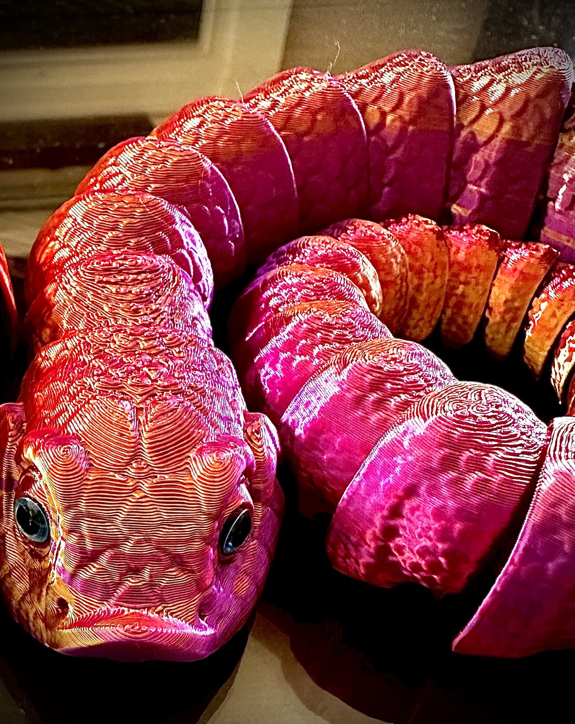 Articulating Hognose Snake With Realistic Flexible Body 3D Printed Gift ...