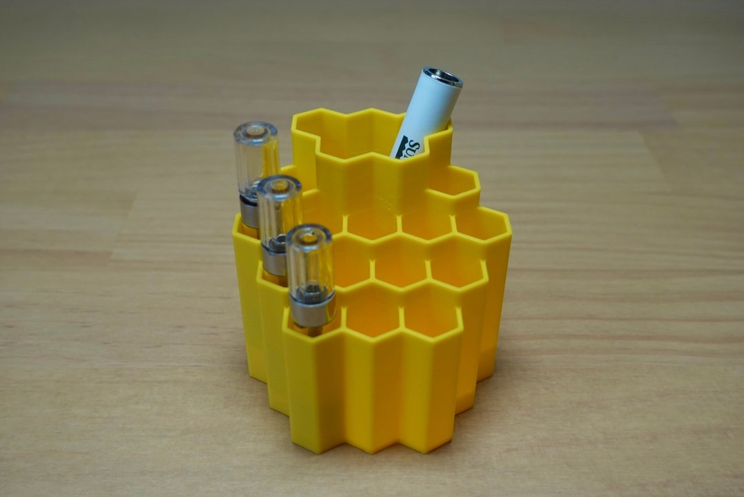 510 Cartridges Honeycomb Storage, Vaping Toolkit Caddy, 3D Printed ...