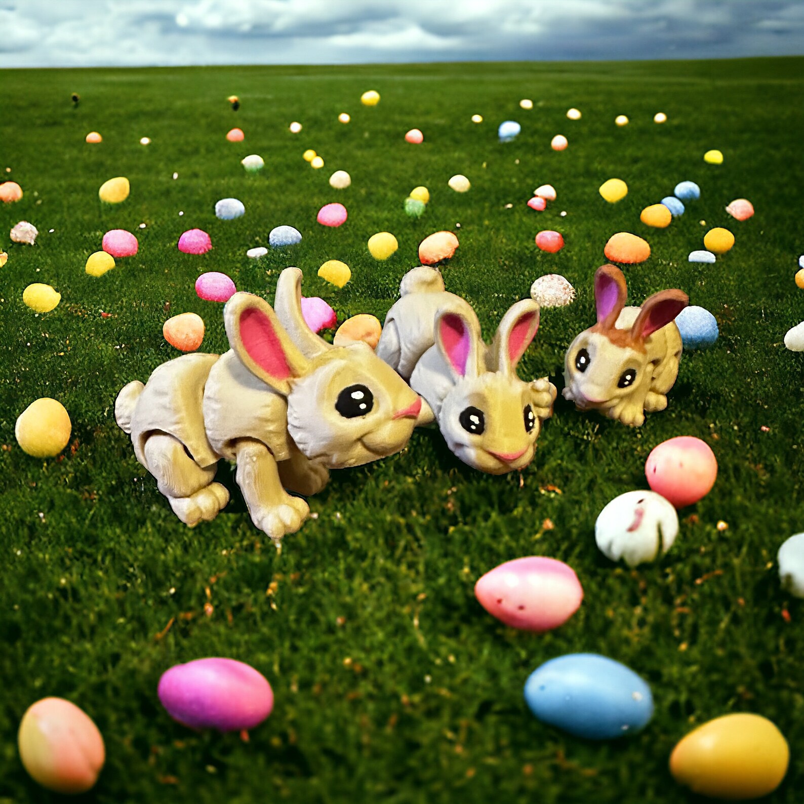 Custom 3D Printed Easter Tag, Custom Easter Basket Tag, Personalized ...