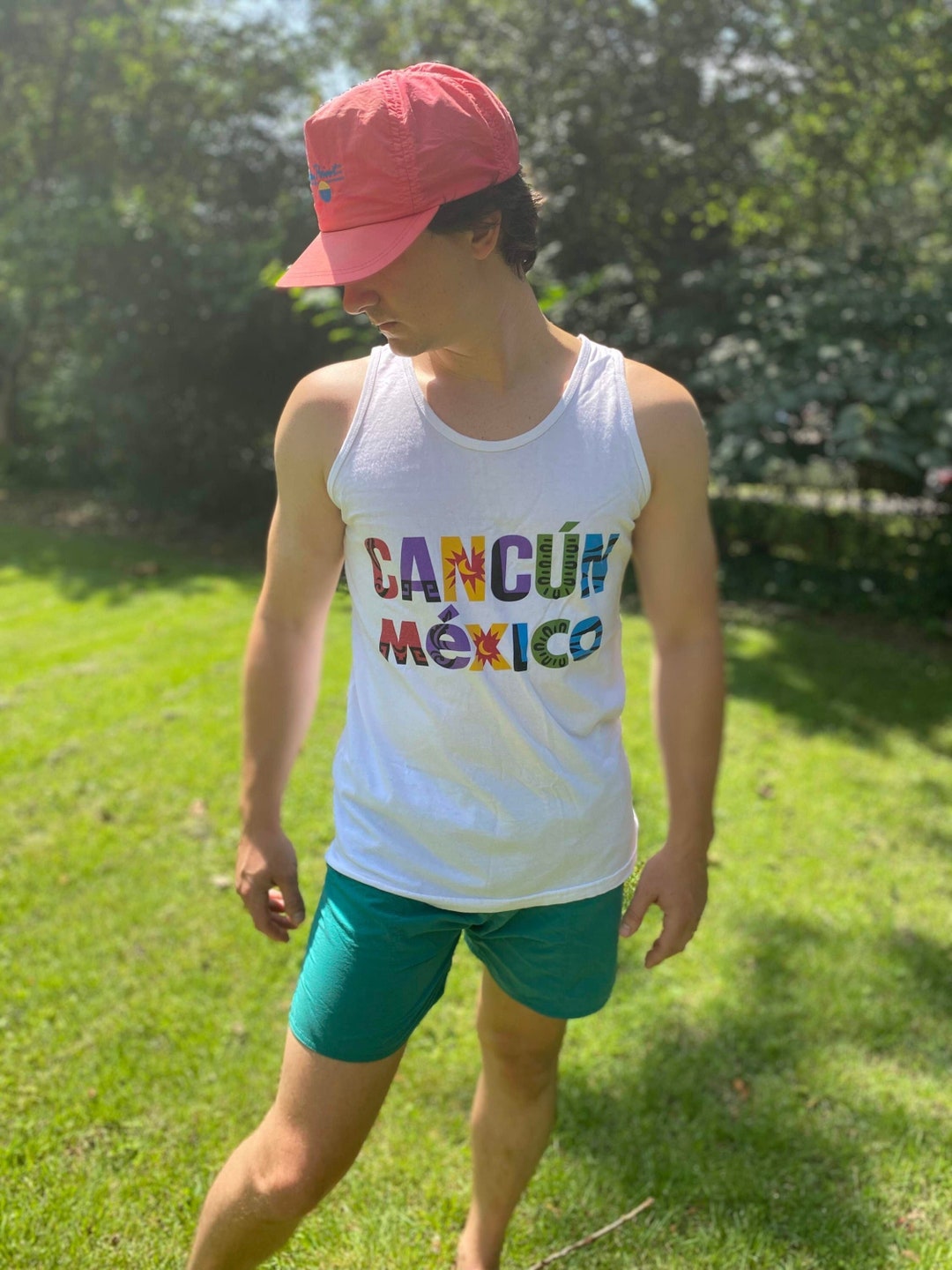 Cancun Mexico Tank Top 1990's Totally Rad - Etsy
