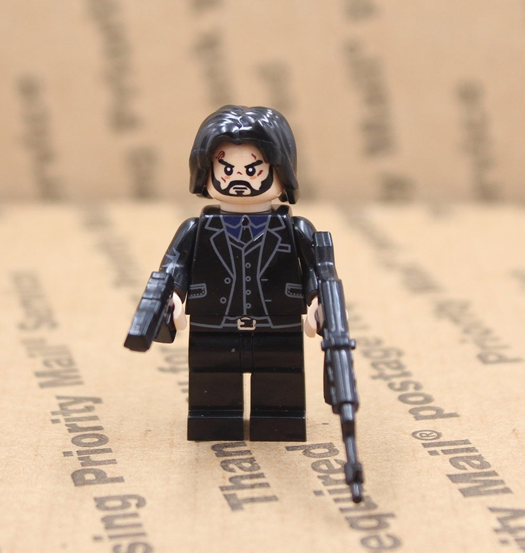 Custom Fan Made Minifigure John Wick keanu Reeves Mini - Etsy