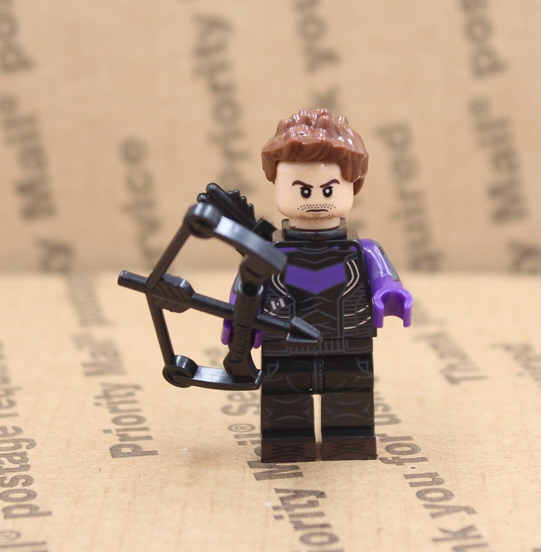 Custom Made Super Hero Minifigure Hawkeye Clint Barton - Etsy