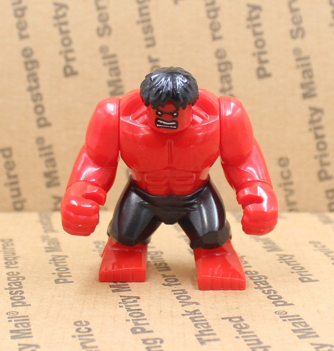 Custom Made Super Hero Minifigure Hulk furious Big Mini - Etsy