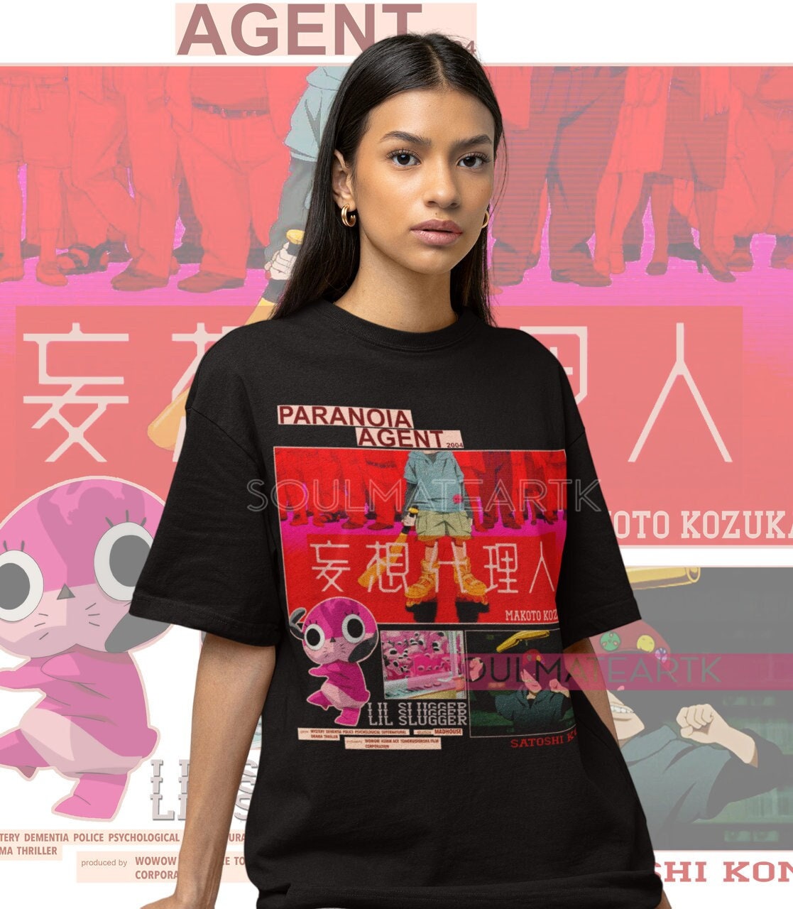 PARANOIA AGENT Shirt, Paranoia Agent Lil Slugger Anime, Mousou Dairinin ...