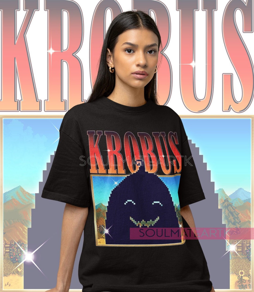 Camisa Retro Stardew KROBUS, Camiseta Stardw Valley Harvey, Suéter ...