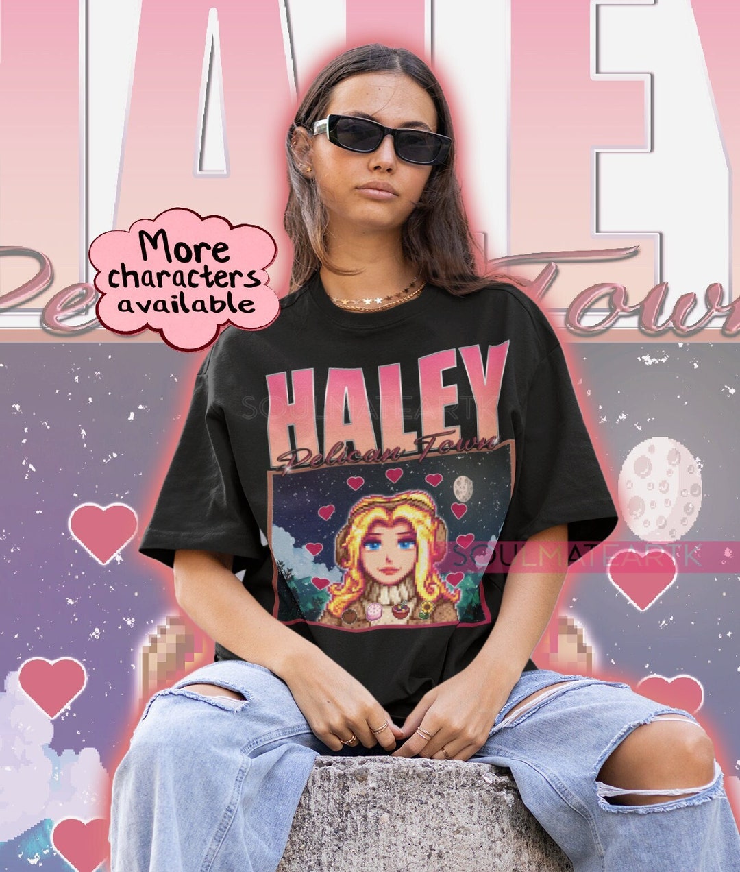 Stardew Valley Haley T-shirt, Stardew Valley Characters Shirt ...