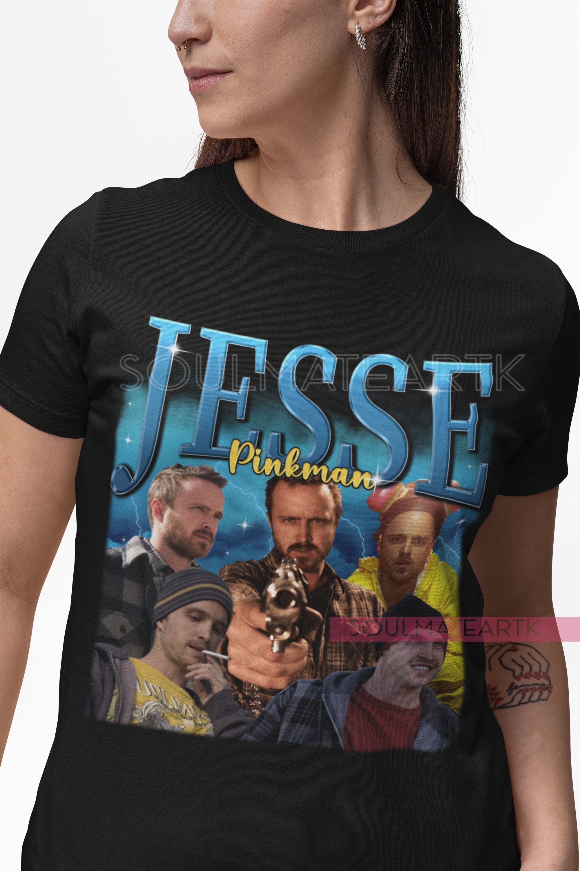 RETRO Jesse Pinkman T-shirt, Jesse Pinkman Tees, Heisenberg Shirt ...