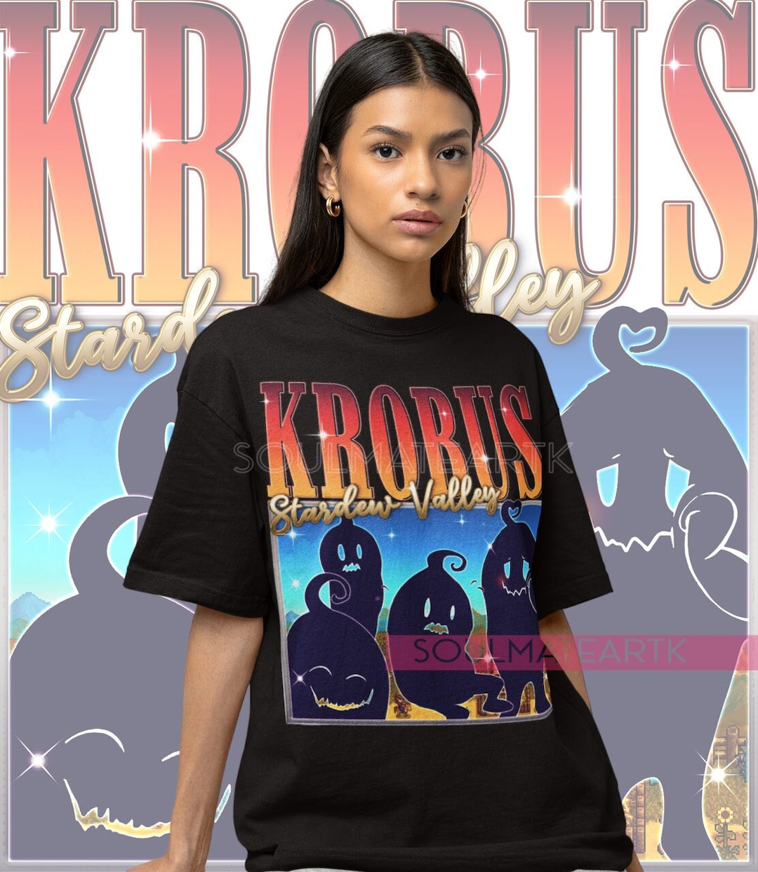 Stardew KROBUS Vintage Shirt, Stardw Valley Harvey Tee, Food Spirit ...