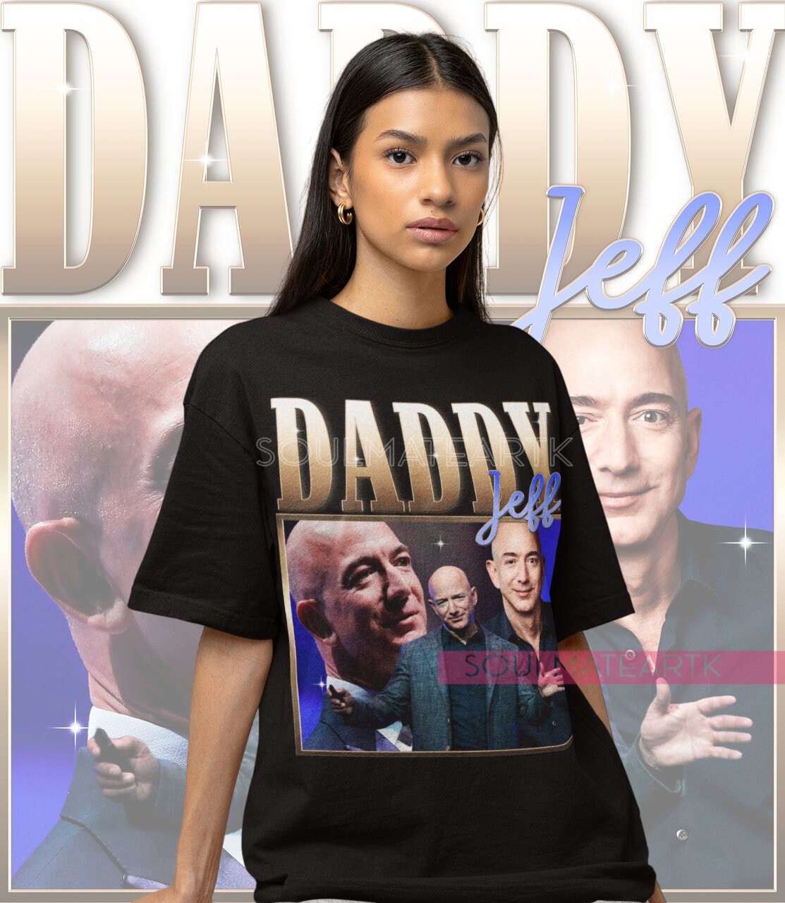 Retro Jeff Bezos Daddy Shirt Jeff Bezos Tshirt Entrepreneur - Etsy