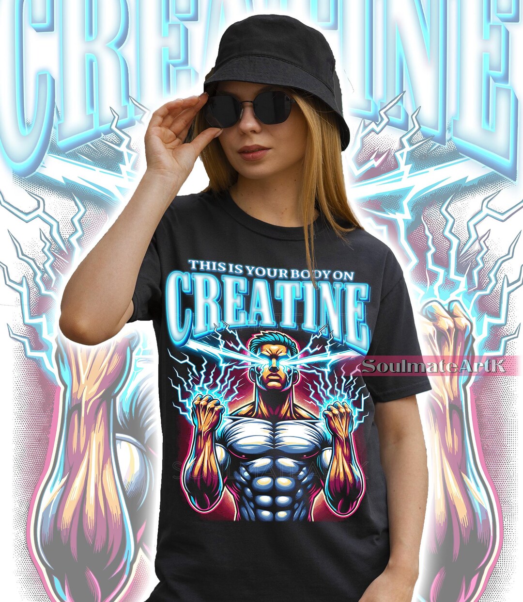 This is Your Body on Creatine Shirt, Funny Gym Tshirt, Meme ...