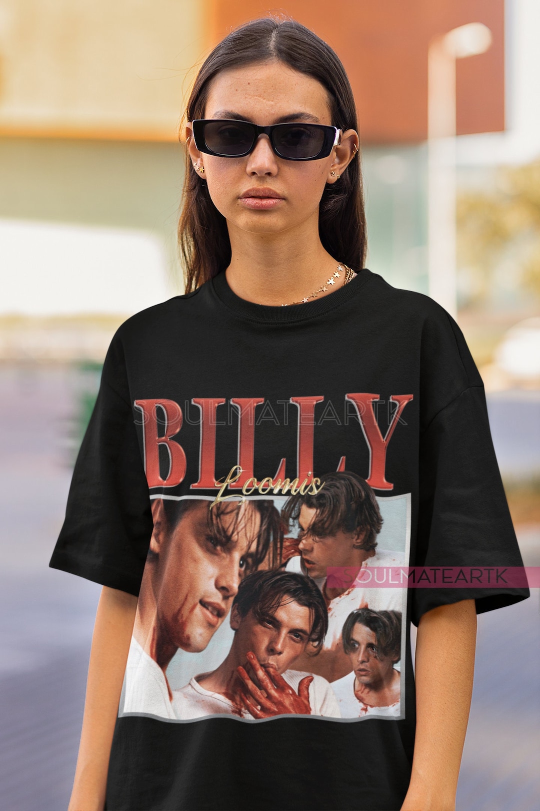 Retro Scream Billy Loomis Shirt, Halloween Tee, Scary Horror T-shirt ...