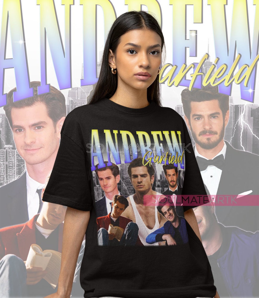 RETRO ANDREW GARFIELD Shirt, Andrew Garfield Vintage Tshirt, Andrew ...