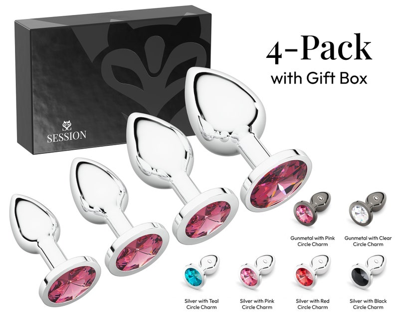 Session Jewel Butt Plug Beginner 4 Piece Set Extra Small Etsy