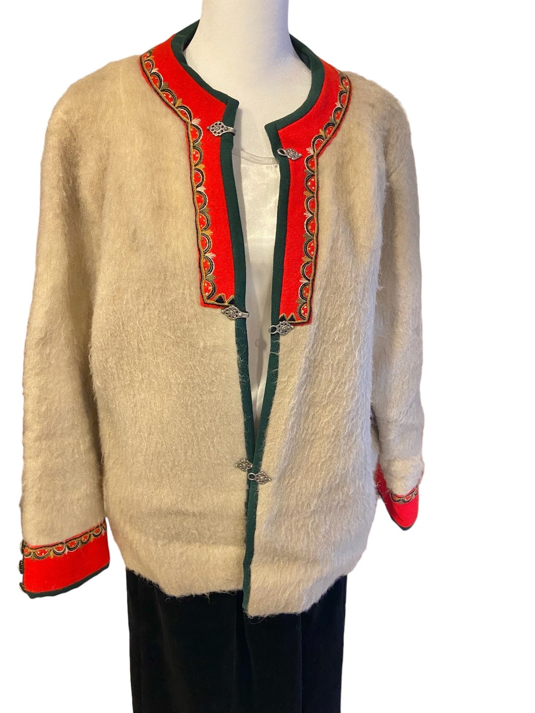 60s/70s Norwegian Wool Jacket Vintage - Etsy