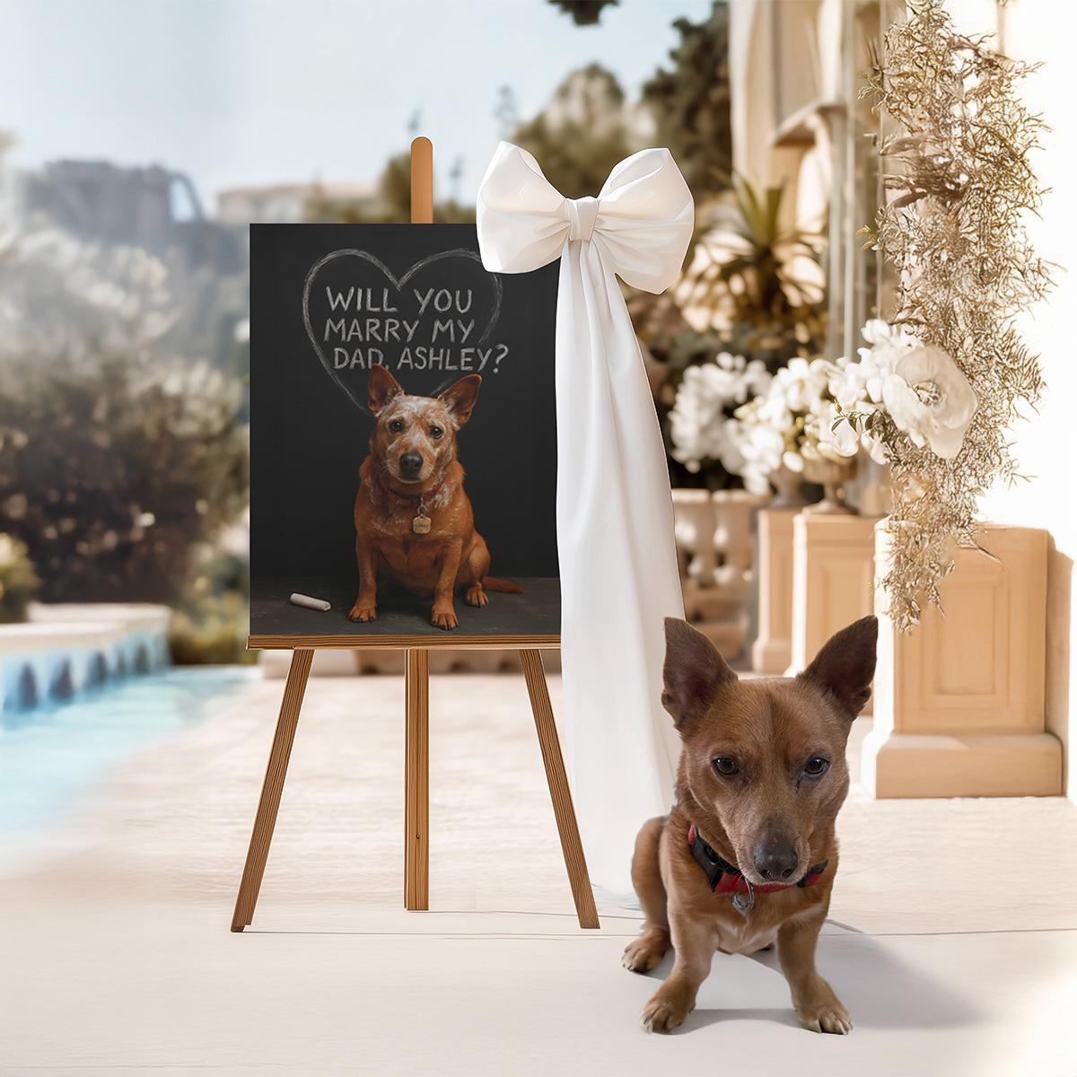 Marry Me Sign, Romantic Engagement Poster, Will You Marry Me Art, Beach ...
