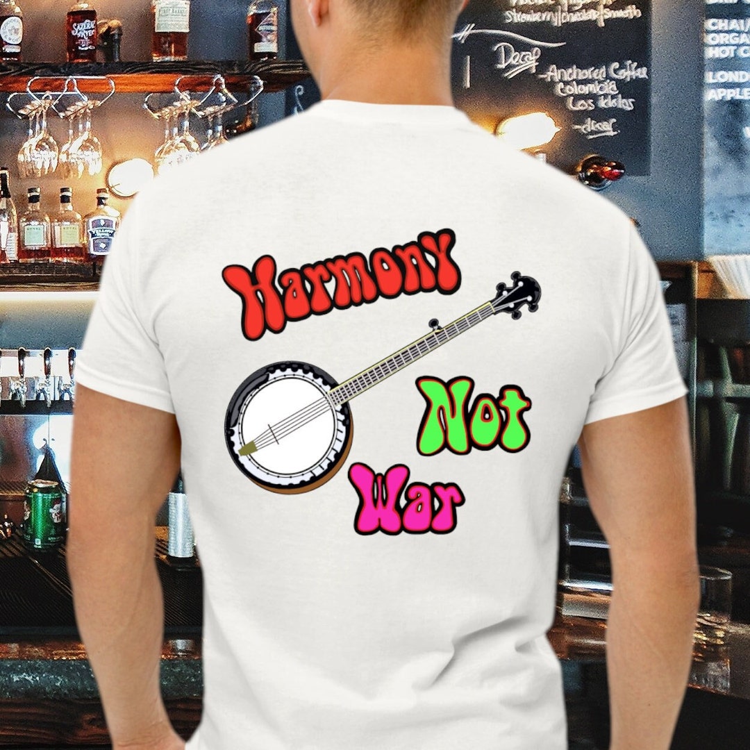 Harmony Banjo Player T-shirt: Music Gift for Musician - Etsy