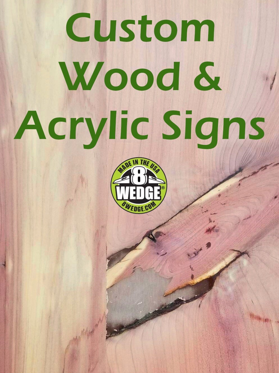 Custom Laser Art Signs: Handcrafted Laser Etched Signs on Wood and ...