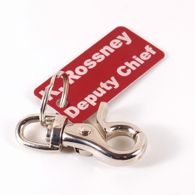 Personalized Aluminum Accountability Tags - Custom Fire Safety ID Tags ...