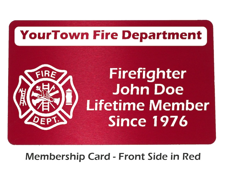 ID Card - Anodized Aluminum Identification Cards. Membership ID ...