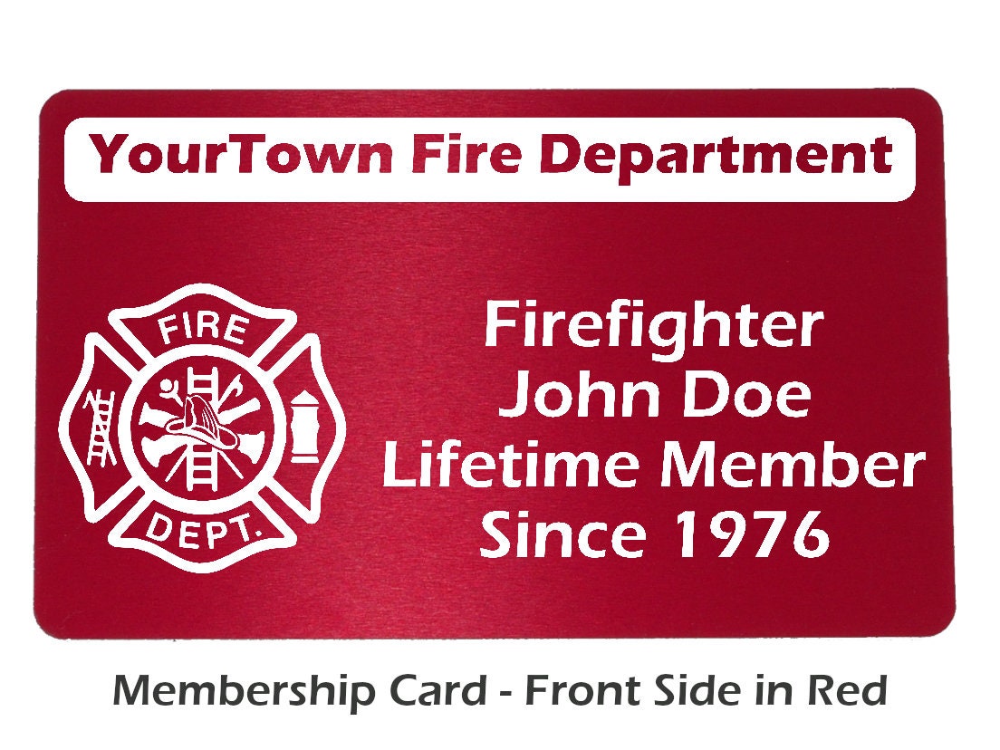 ID Card Anodized Aluminum Identification Cards. Membership ID, Medical ...