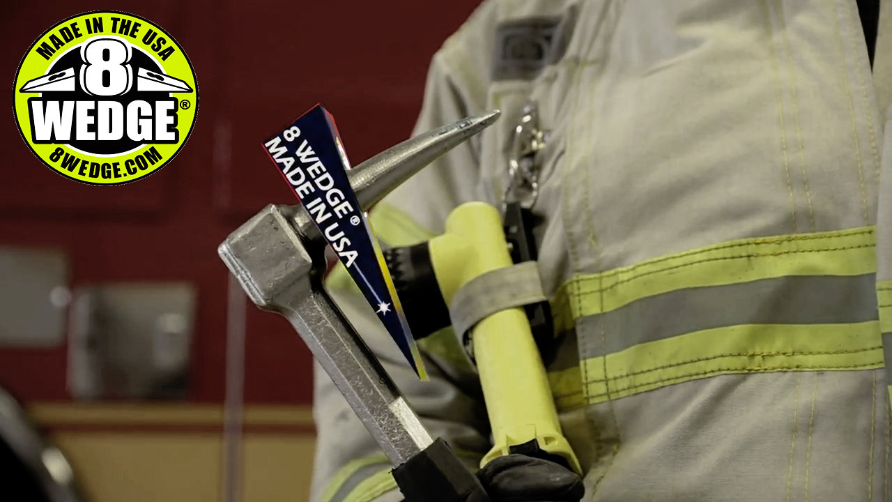 8 WEDGE® Forcible Entry Tool. Aluminum Wedge for Firefighters. Handmade ...