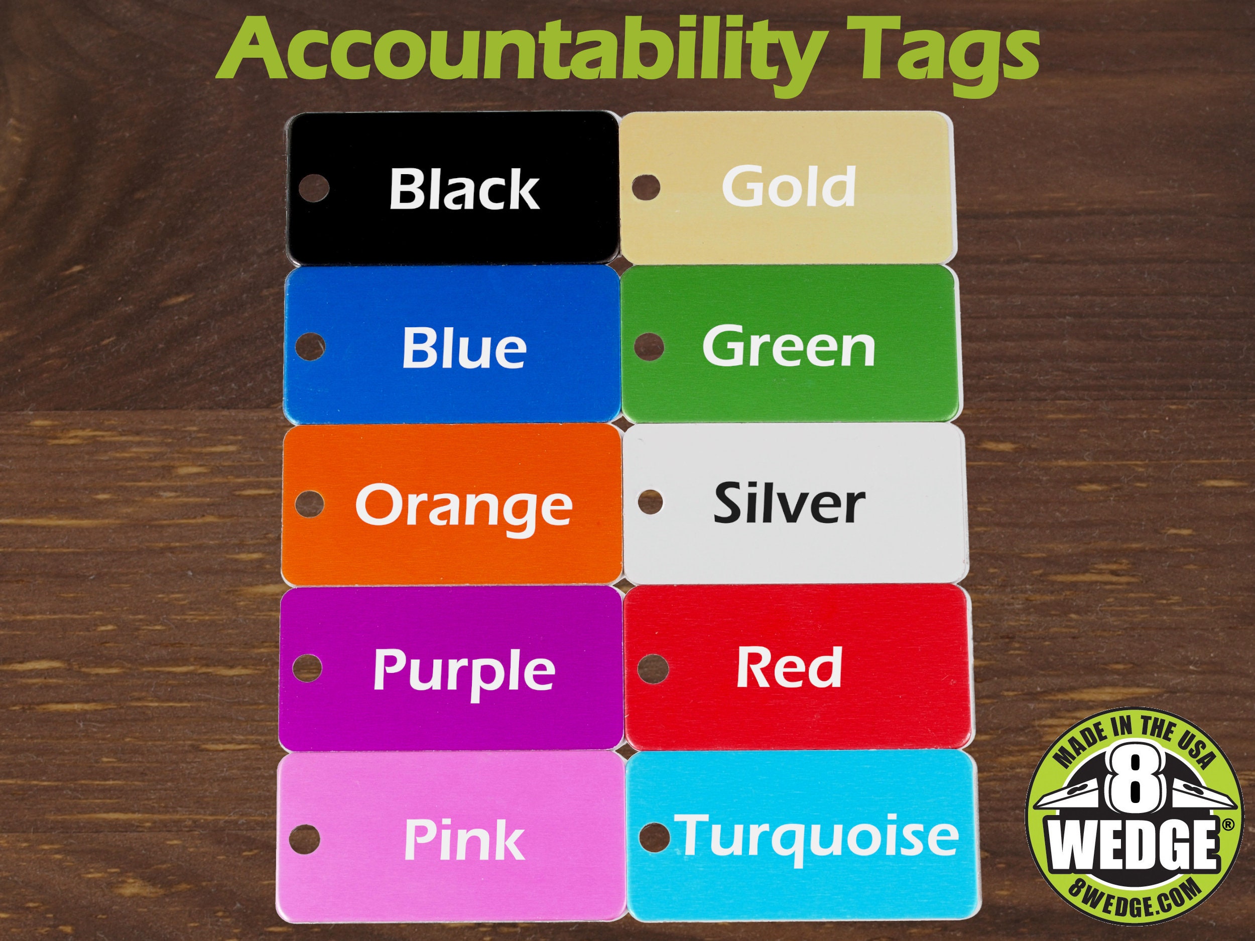 Personalized Aluminum Accountability Tags - Custom Fire Safety ID Tags ...