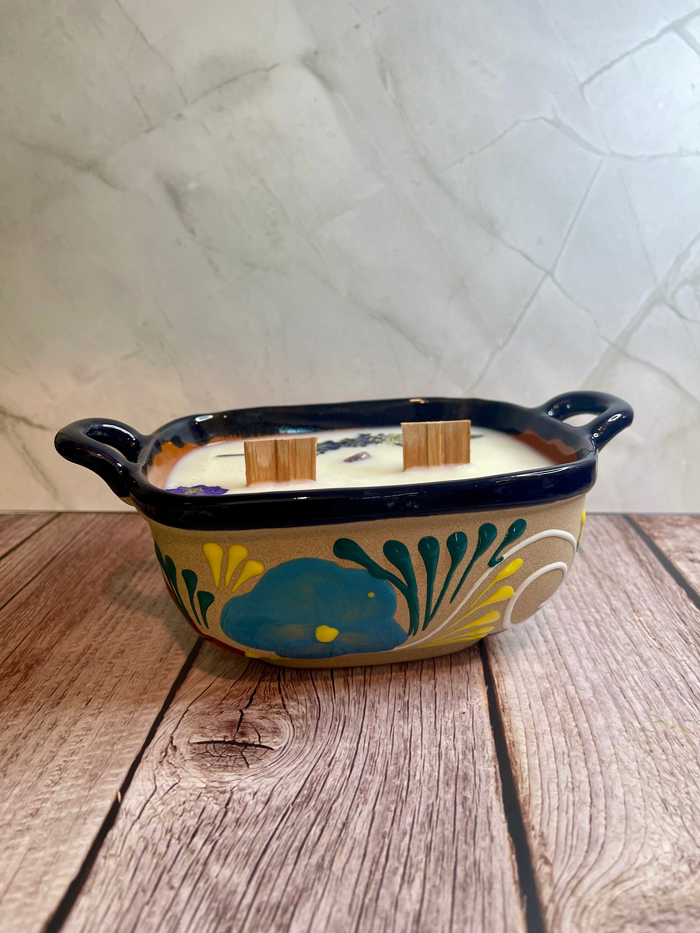 Beautifully Made Cazuelita De Barro , Soy Wax Candle - Etsy