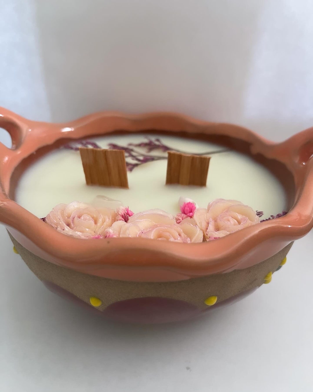Cazuelita De Barro Soy Wax Candle. - Etsy