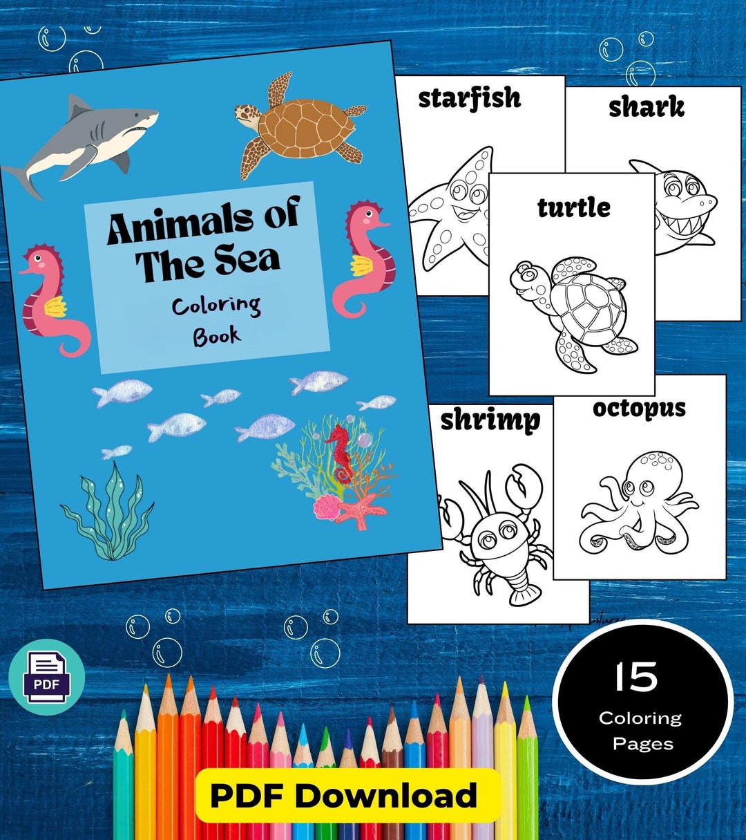 Kids Coloring Pages: Under the Sea Color Pages, Printable Coloring ...