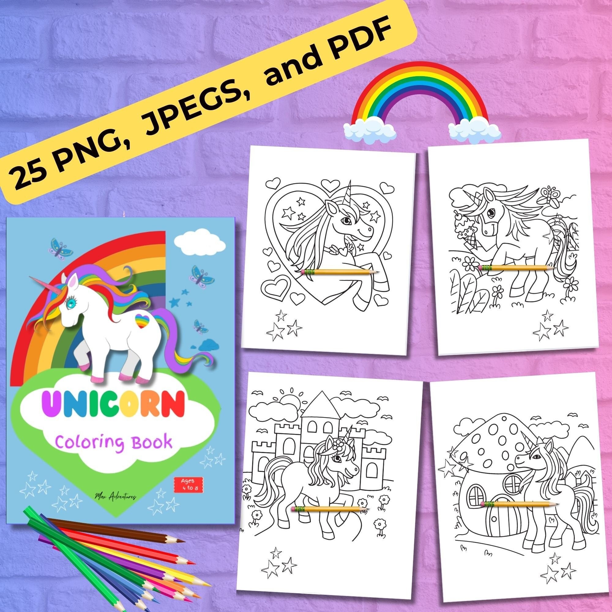 Unicorn Coloring Pages for Kids: Fun and Interactive Unicorn Printables ...