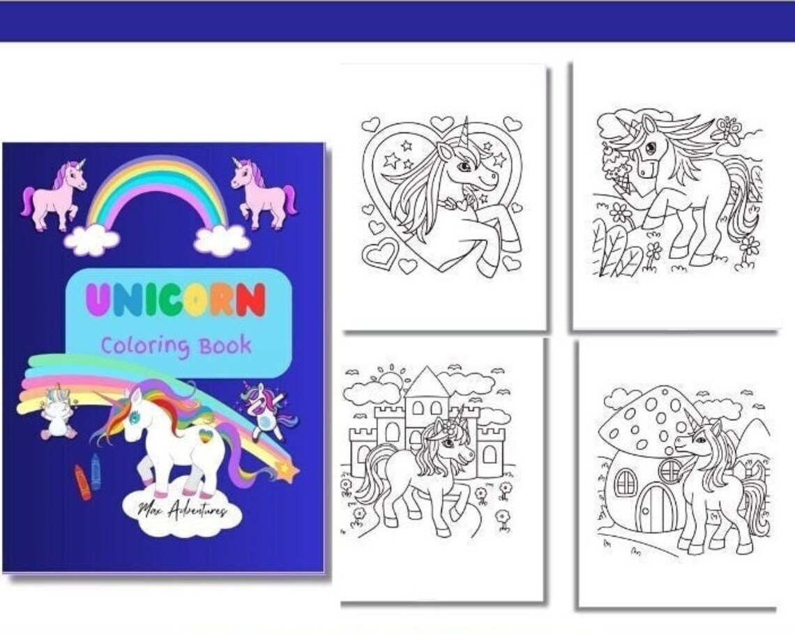 Rainbow Unicorn Coloring Pages for Kids: Fun and Interactive Unicorn ...