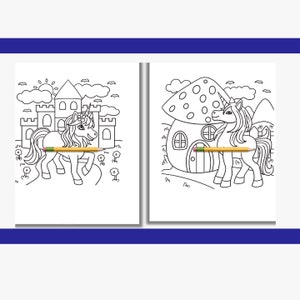 Rainbow Unicorn Coloring Pages for Kids: Fun and Interactive Unicorn ...