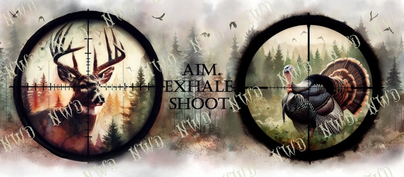 40oz Hunting Sublimation Design - Etsy