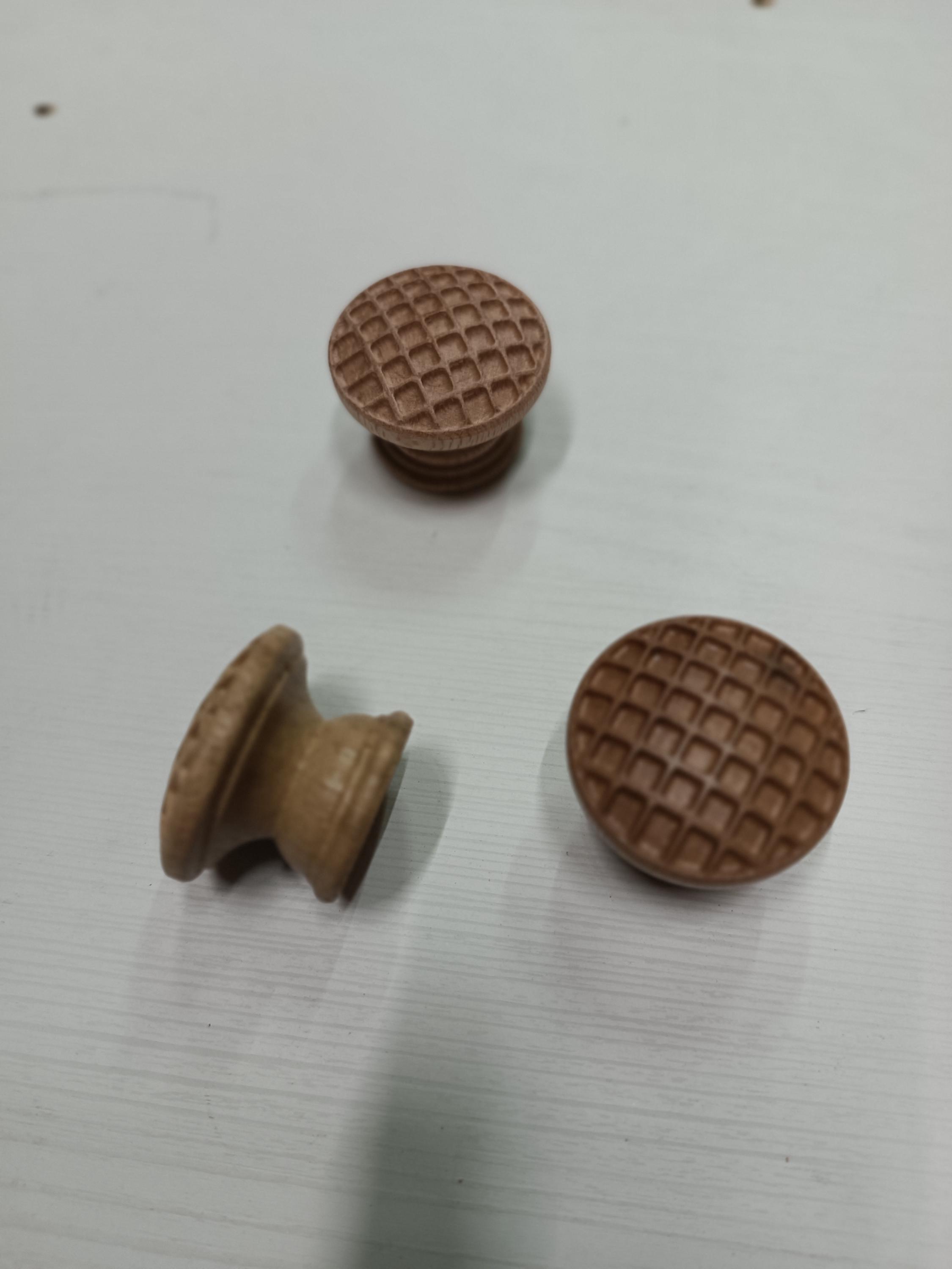 Wardrobe Knobs,carved Wooden Knob Handles,furniture Handle,oak Wood ...