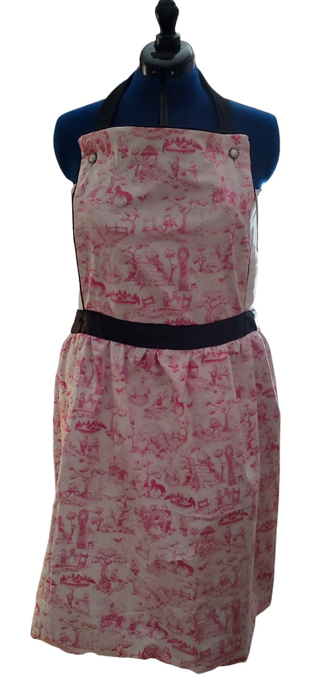 Nursery Rhyme Apron Reversible and 100% Upcycled. - Etsy