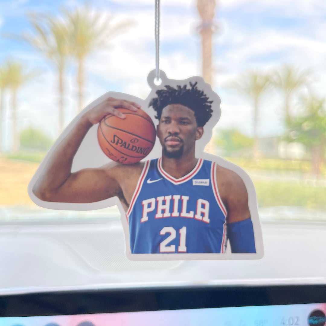Joel Embiid Blue Car Air Freshener Philadephia Perfect Gift for Sports ...