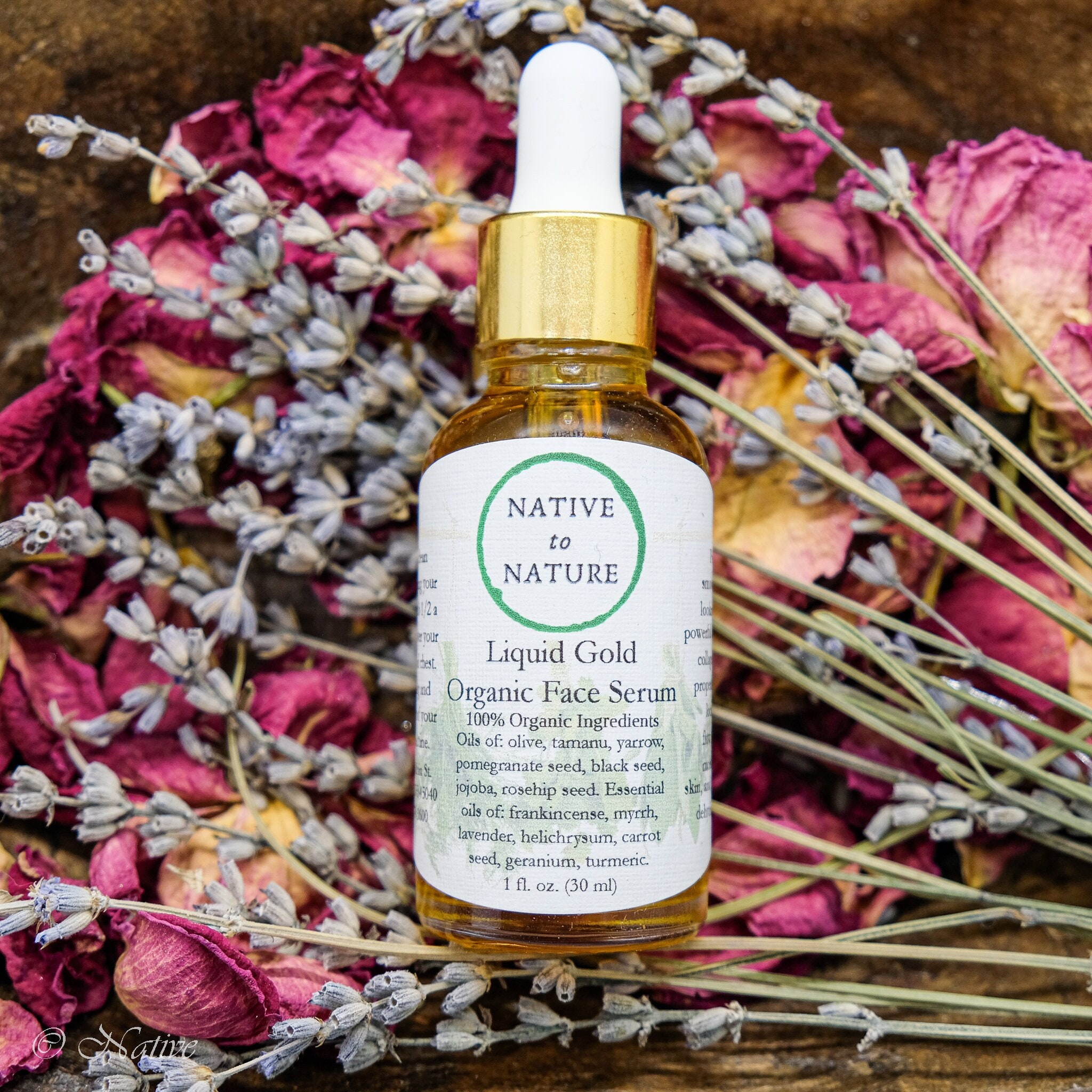 Liquid Gold Face Serum - Etsy