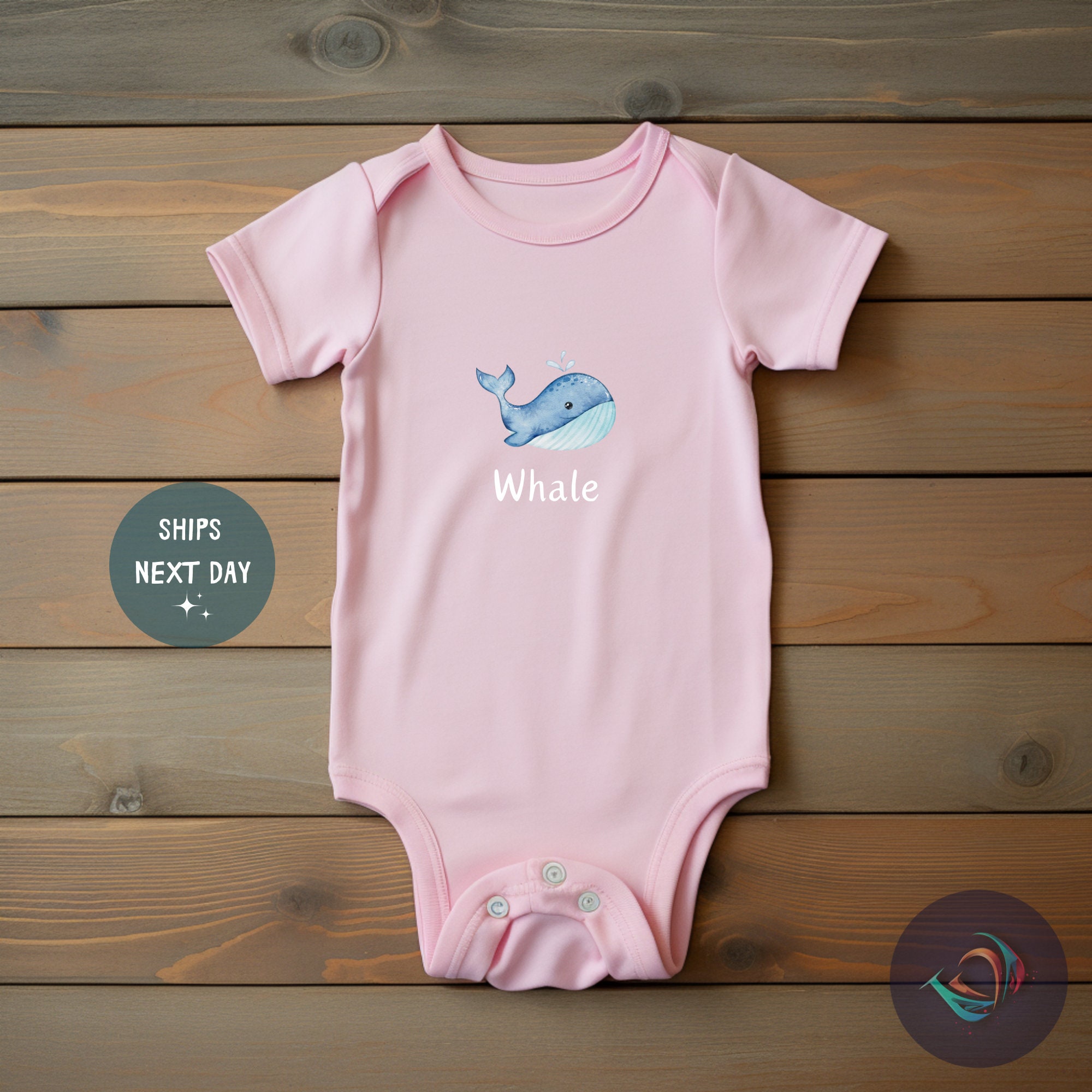 Whale Baby Onesie® Cute Baby Whale Bodysuit Baby Shower Gift Newborn ...