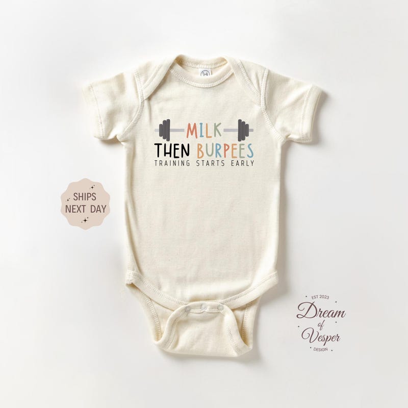 Baby Girl Onesie Fitness - Etsy