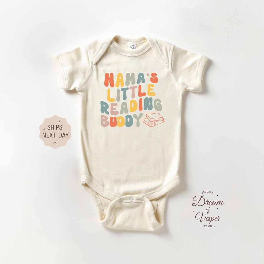 Mama’s Little Reading Buddy Onesie®, Book Lover Baby Gift, Baby Shower ...
