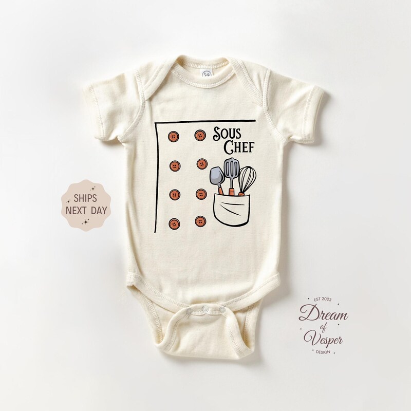Sous Chef Onesie Baby - Etsy