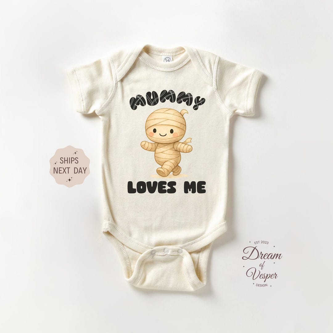 Mummy Loves Me Baby Onesie®, Cute Halloween Baby Outfit, Funny Baby ...