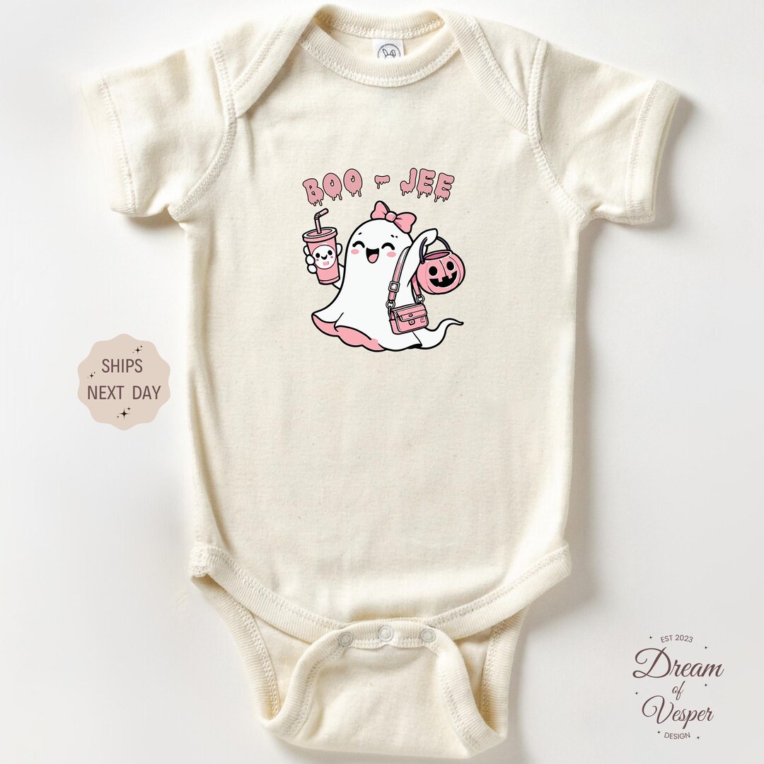 Boo Jee Baby Onesie® - Little Halloween Baby Onesie® - Natural Fall ...