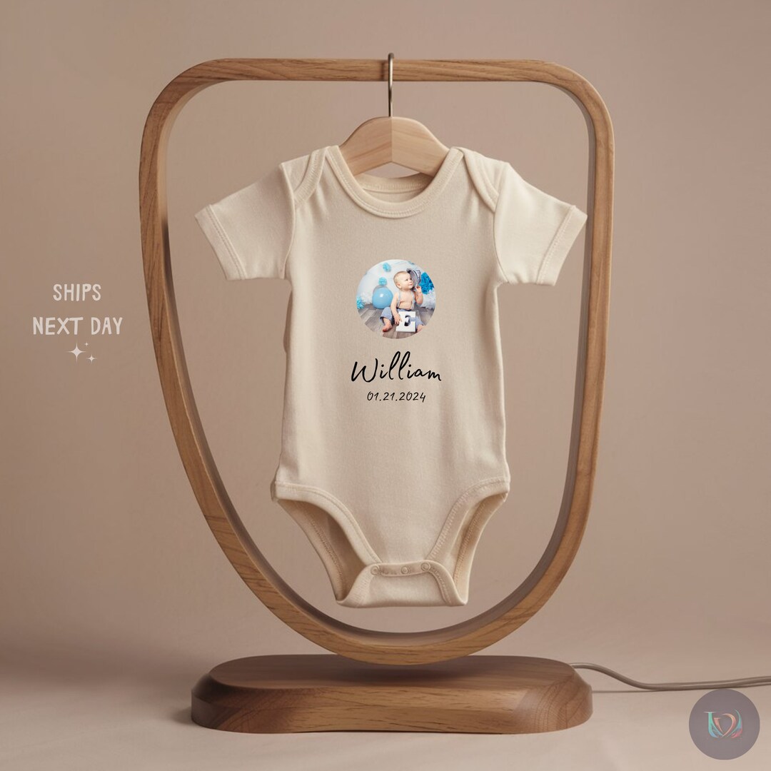 Custom Logo Baby Onesie® - Your Design Logo Personalized Baby Onesie ...