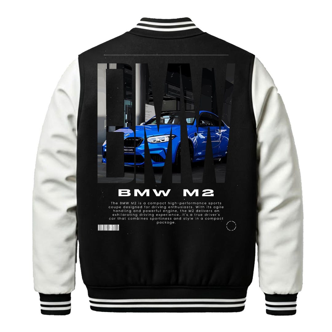 BMW M2 Ultra Design Premium Bomber Collage Varsity Letterman Jacket ...