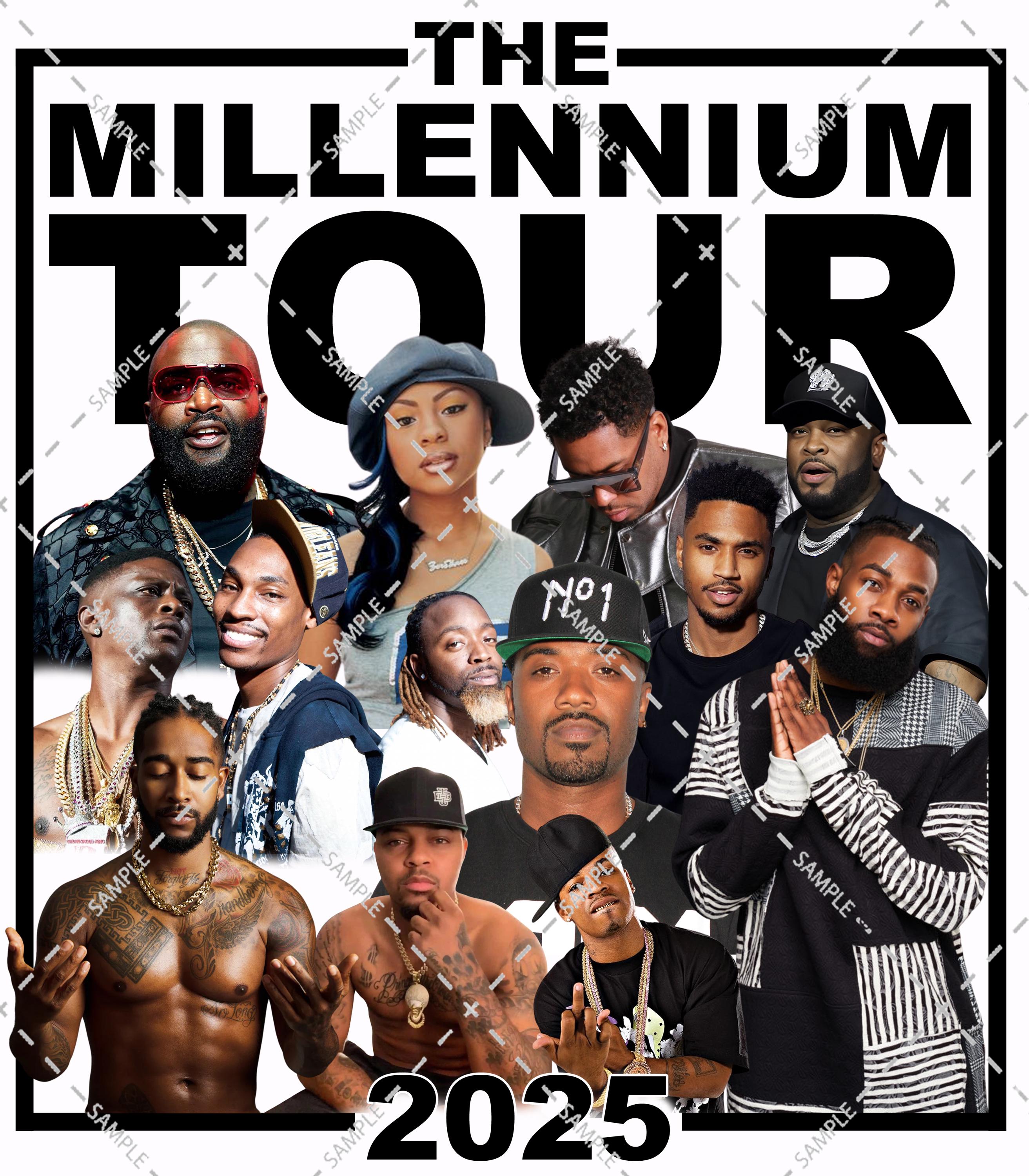 Millennium 2025 Tour Fan, Gift, Concert Tshirt the Millennium Tour 2025 ...