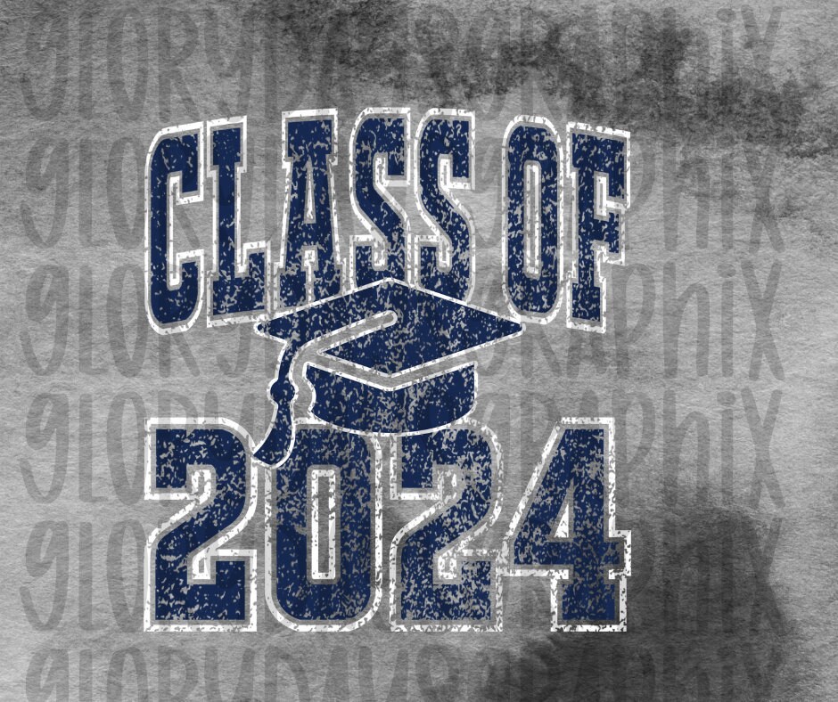CUSTOM Class of 2024 Design, School Digital Download, Vintage Spirit ...