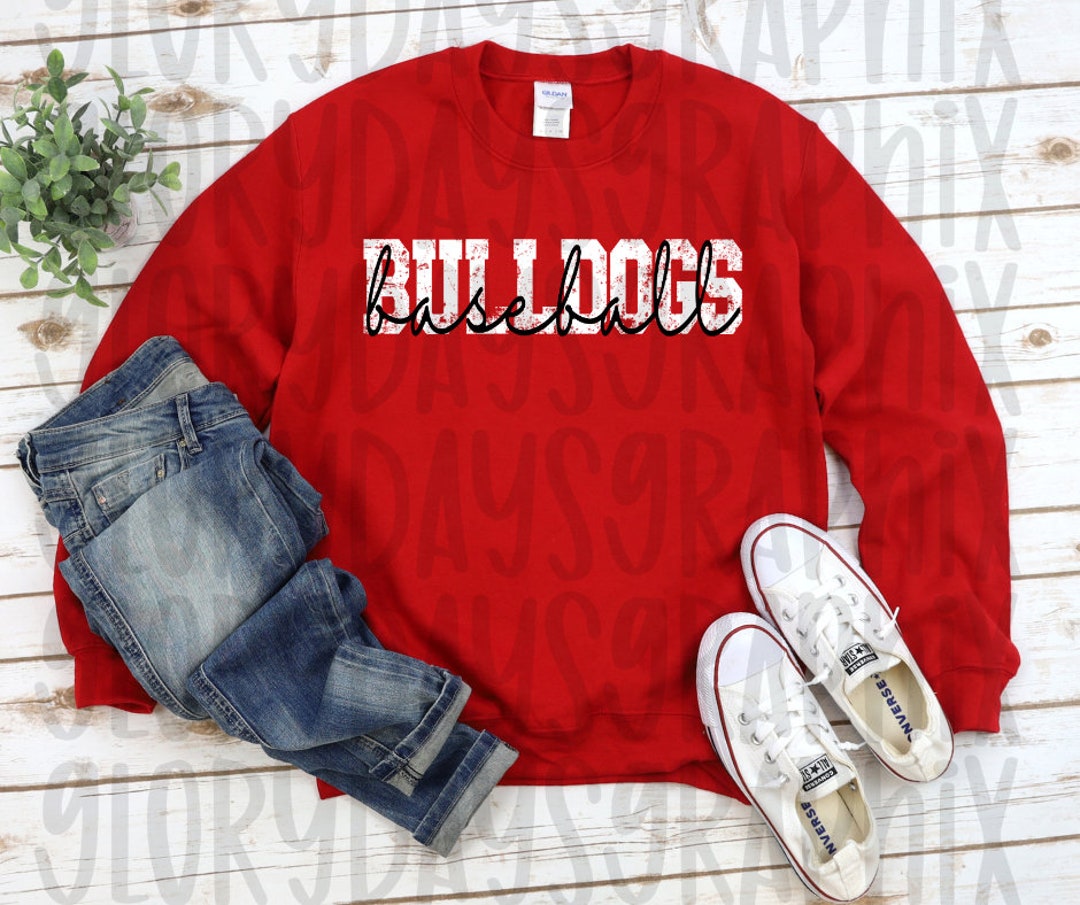 Bulldogs Baseball Digital Download, Vintage, Distressed, Team, Sport ...